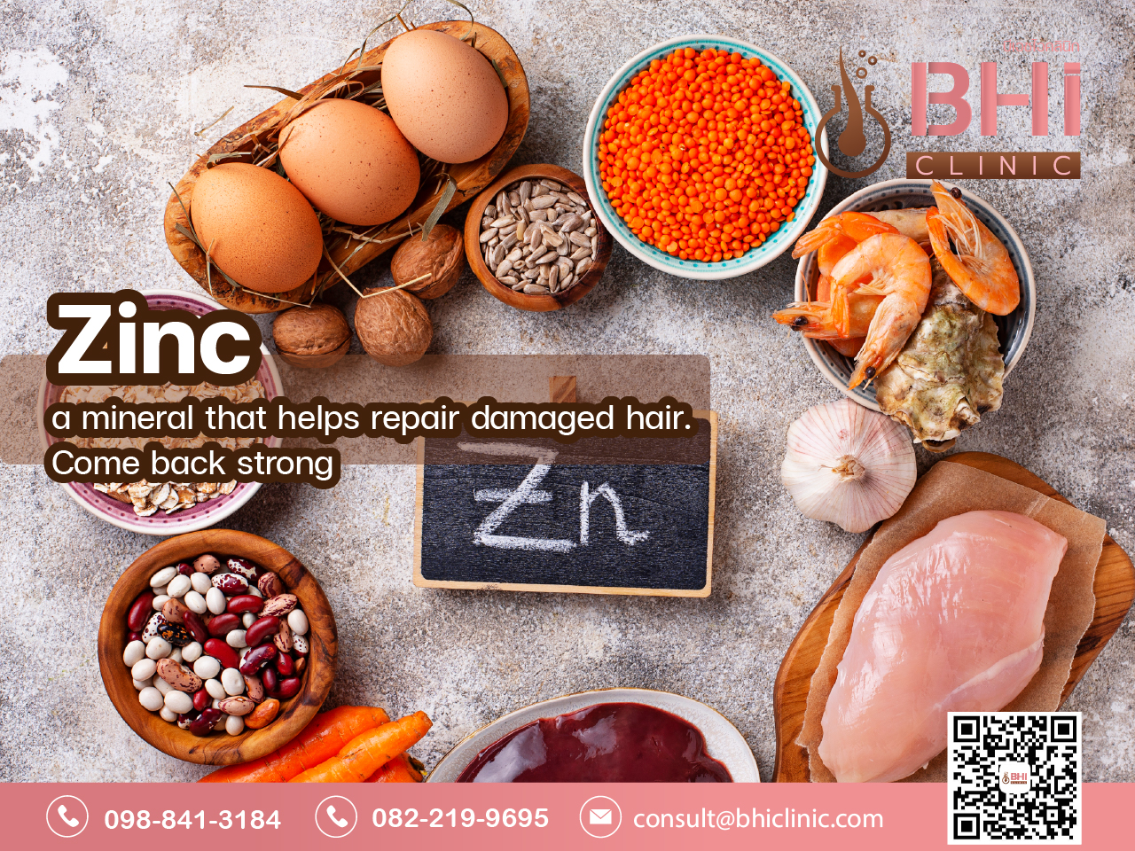 Zinc a mineral that helps repair damaged Come back strong - BHI Clinic